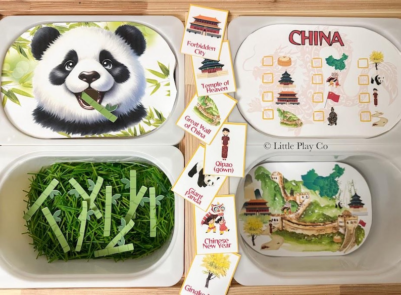 China Printable Pack- Flashcards, Flisat Sensory Bin Inserts +more - Etsy