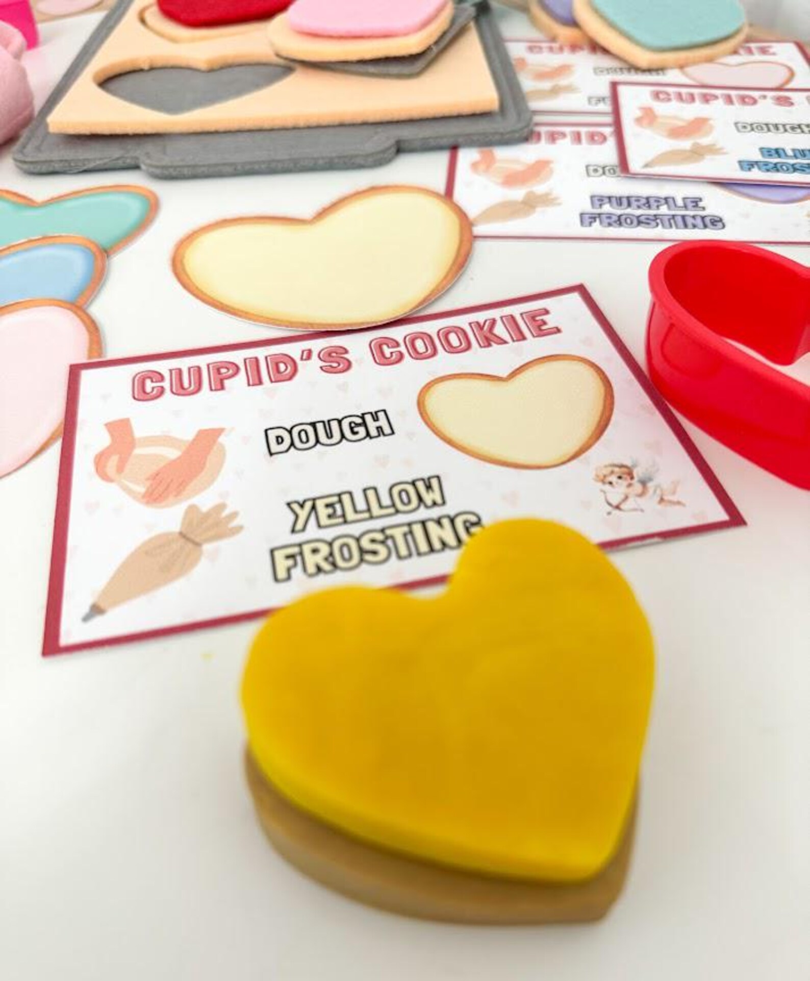 Cupid's Bakery Pretend Play and Sensory Printables - Etsy