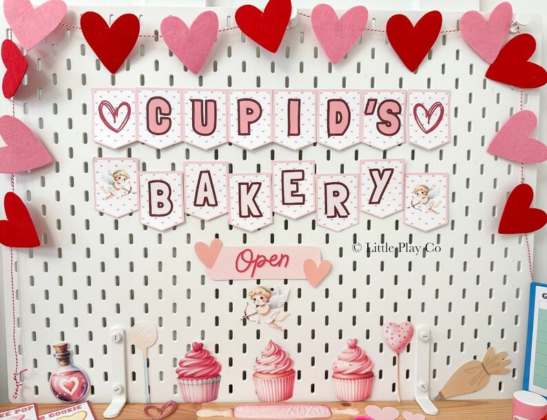 Cupid's Bakery Pretend Play and Sensory Printables - Etsy