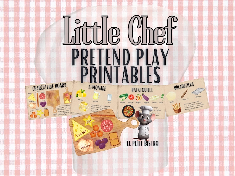 Little Chef Pretend Play Printable Set - Etsy