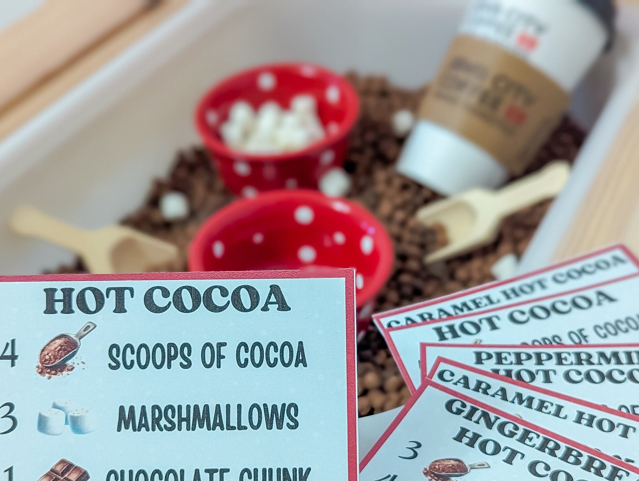 Hot Cocoa Pretend Play Recipe Cards and Printables - Etsy