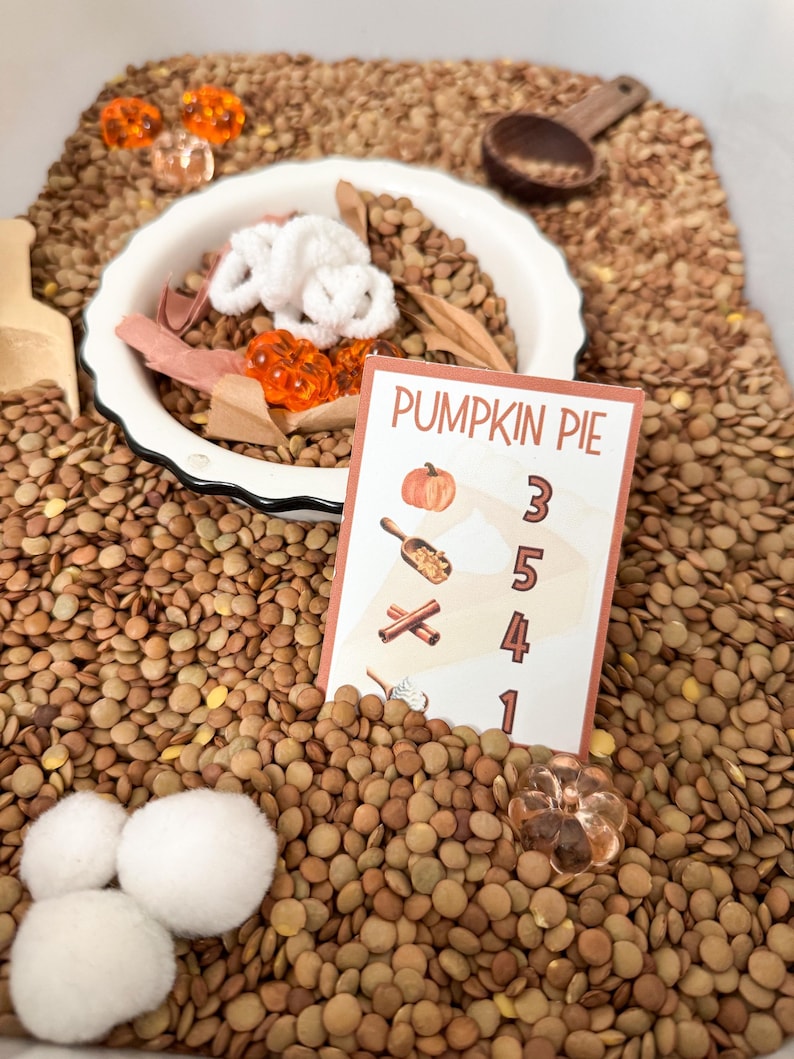 Pretend Play Pie Recipe Cards for Sensory Play - Etsy