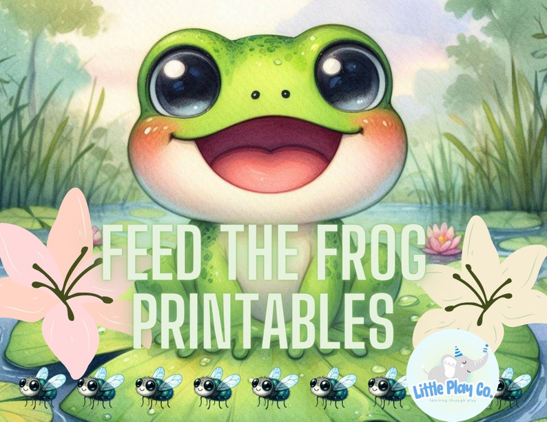 Feed the Frog Printables - Etsy