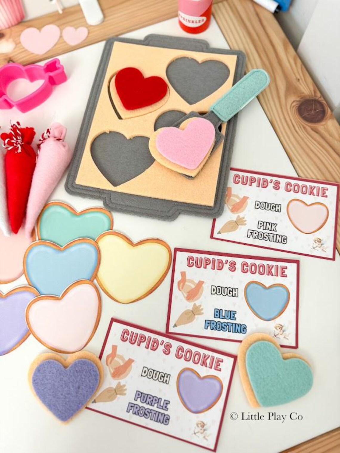 Cupid's Bakery Pretend Play and Sensory Printables - Etsy