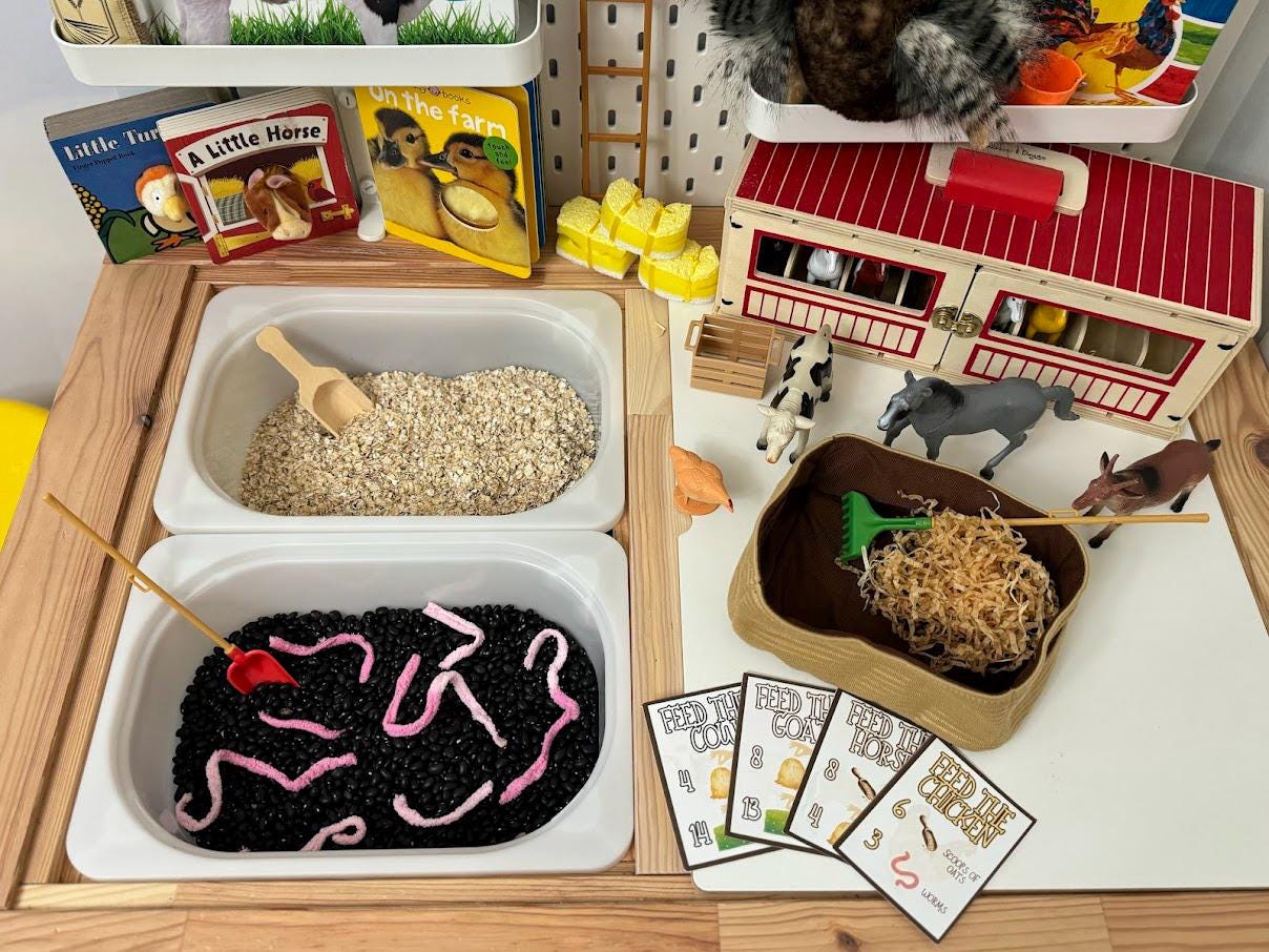 Farm Sensory Printable Pack - Etsy