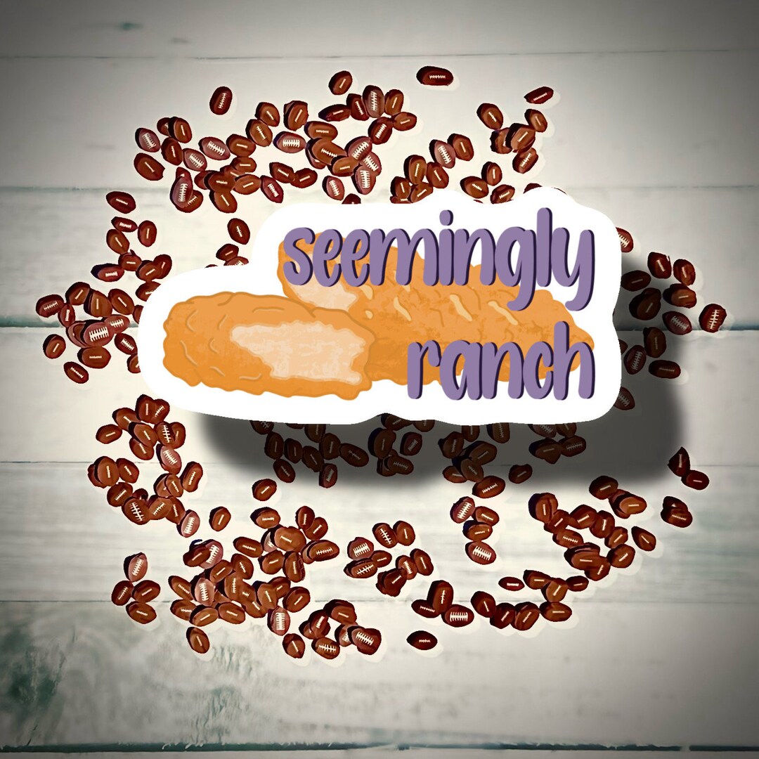 Taylor Swift Sticker Seemingly Ranch Sticker Travis Kelce - Etsy