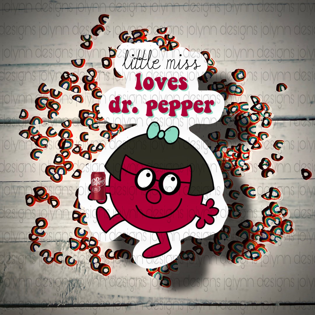 Little Miss Loves Soda / Little Miss Meme, Funny, Drink, Pop, Fizzy - Etsy