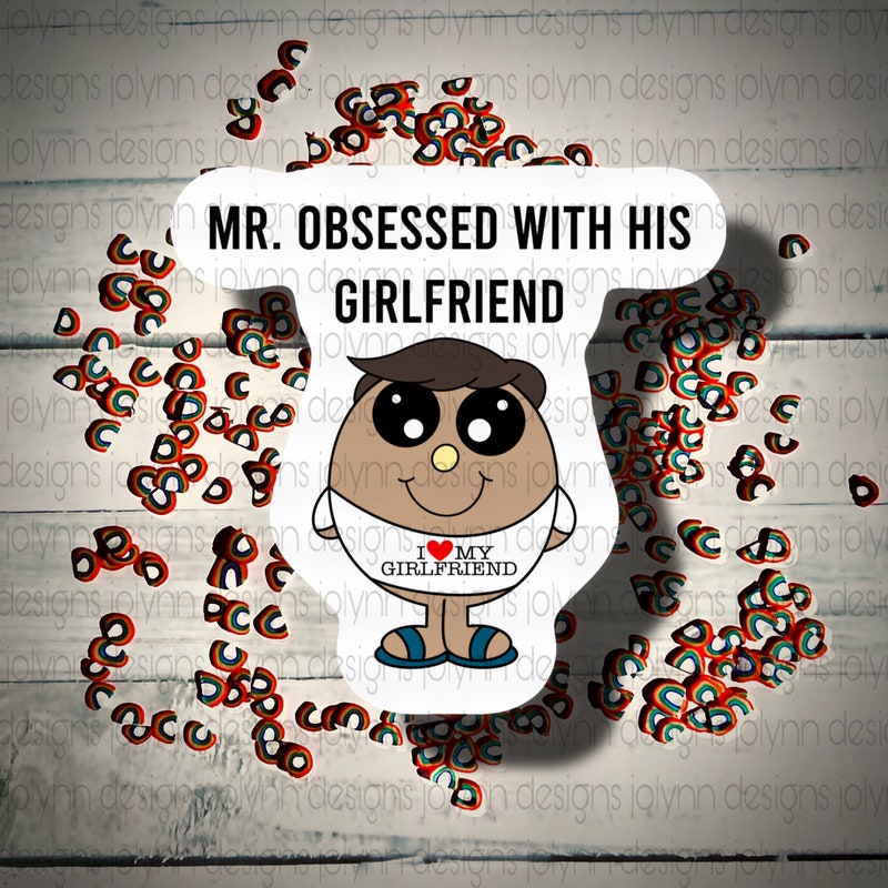 I Love My Gf Sticker - Etsy
