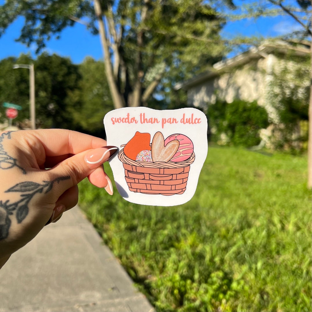 Sweeter Than Pan Dulce Sticker Pan Dulce Sticker Concha - Etsy