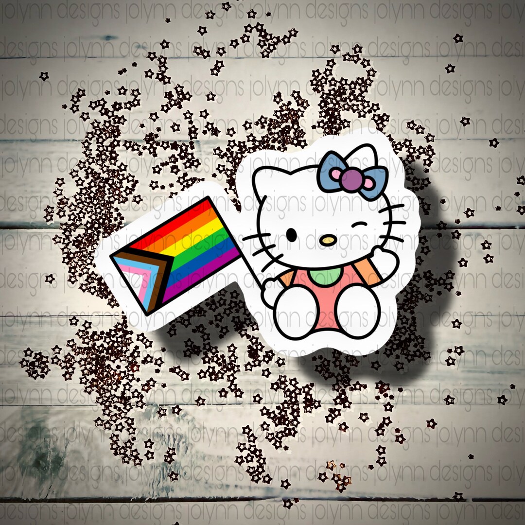 HK LGBTQ Sticker / Bisexual, Pride, Sanrio, Flag, Lesbian, Gay, Trans ...