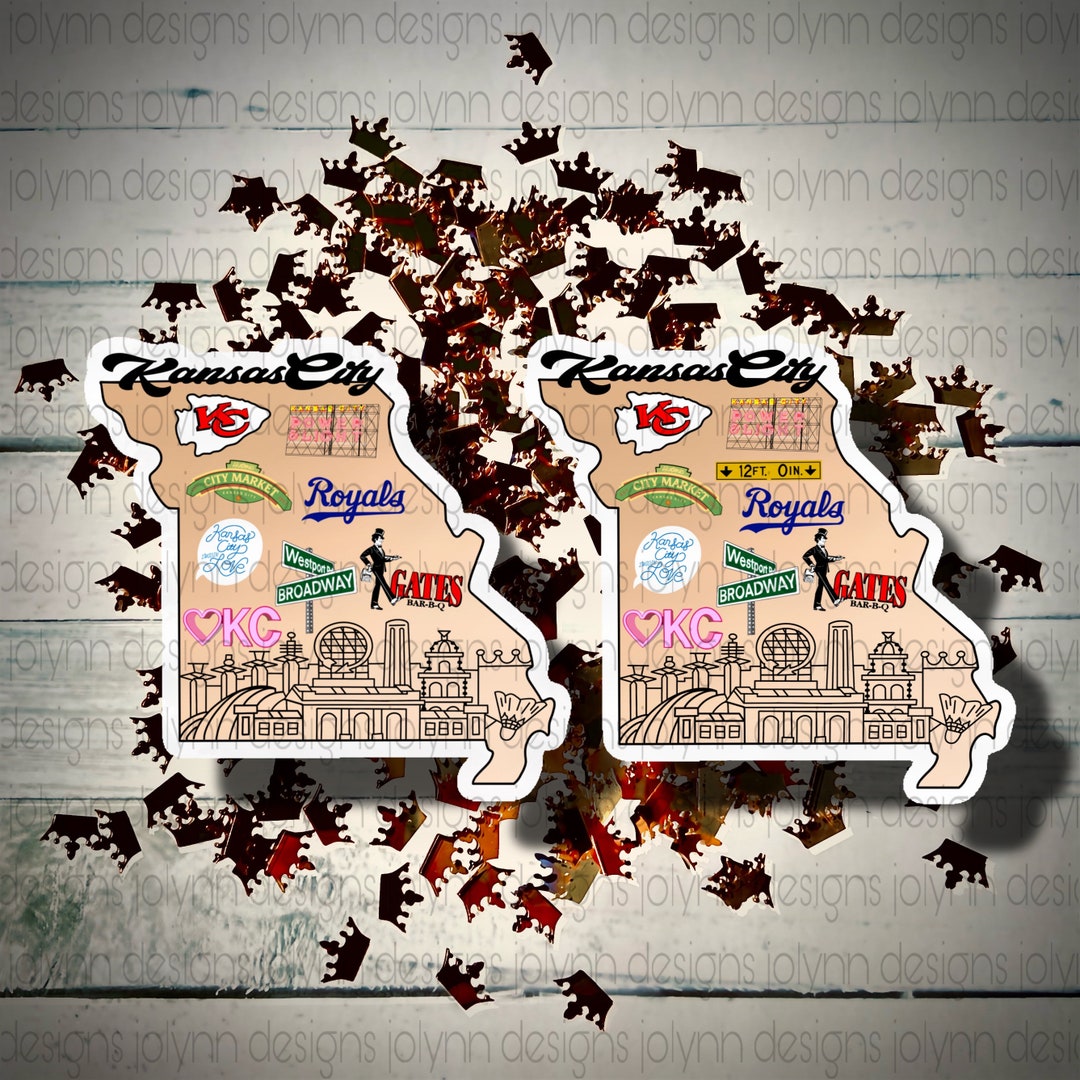 Kansas City Landmarks Sticker / KCMO, Missouri, Gates BBQ, Westport ...