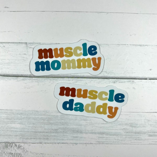 Muscle Mommy Sticker - Etsy