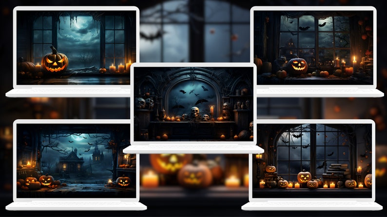 5 Halloween Virtual Backgrounds for Zoom, Teams, Skype Calls and ...