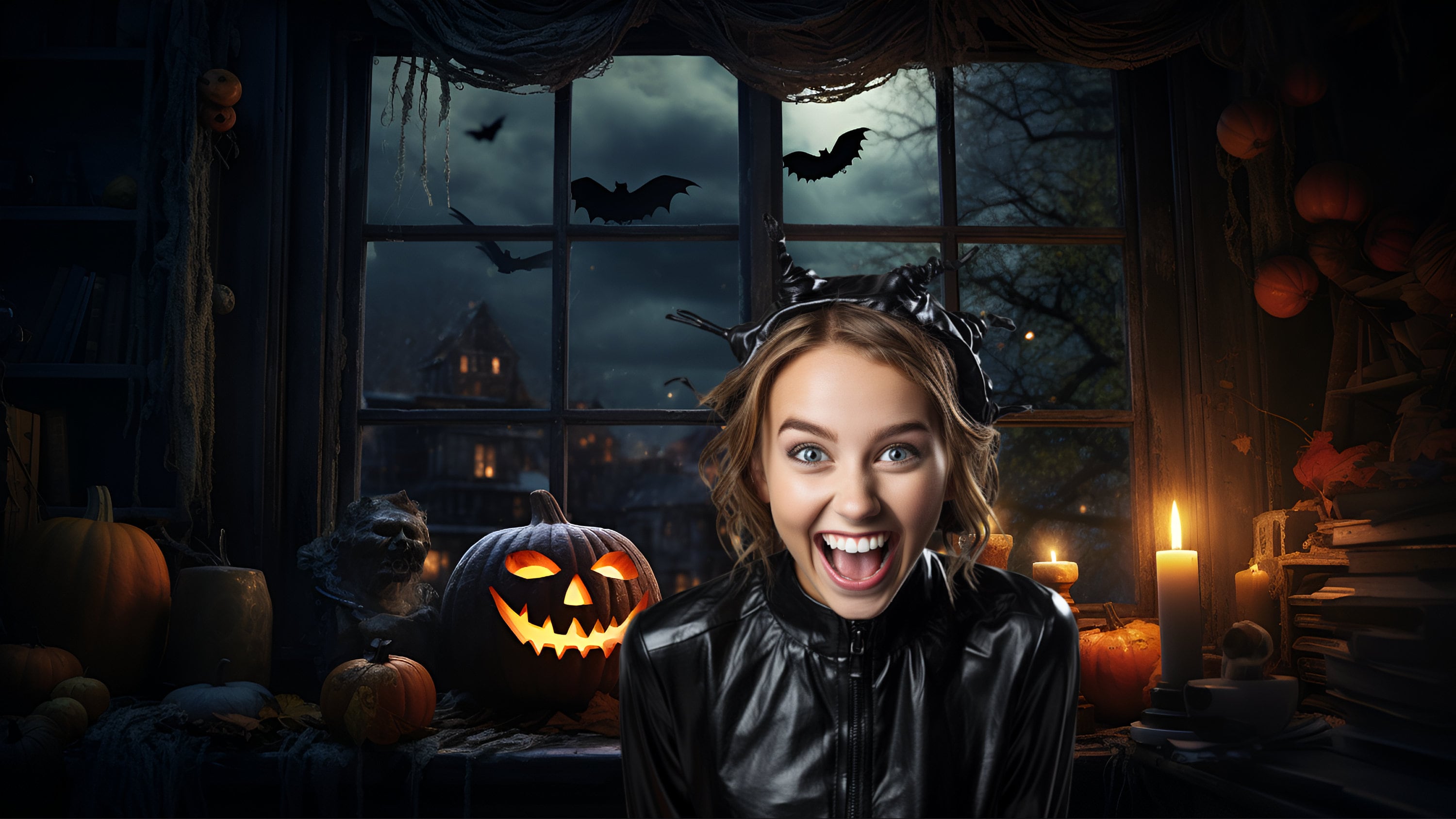 5 Halloween Virtual Backgrounds for Zoom, Teams, Skype Calls and ...