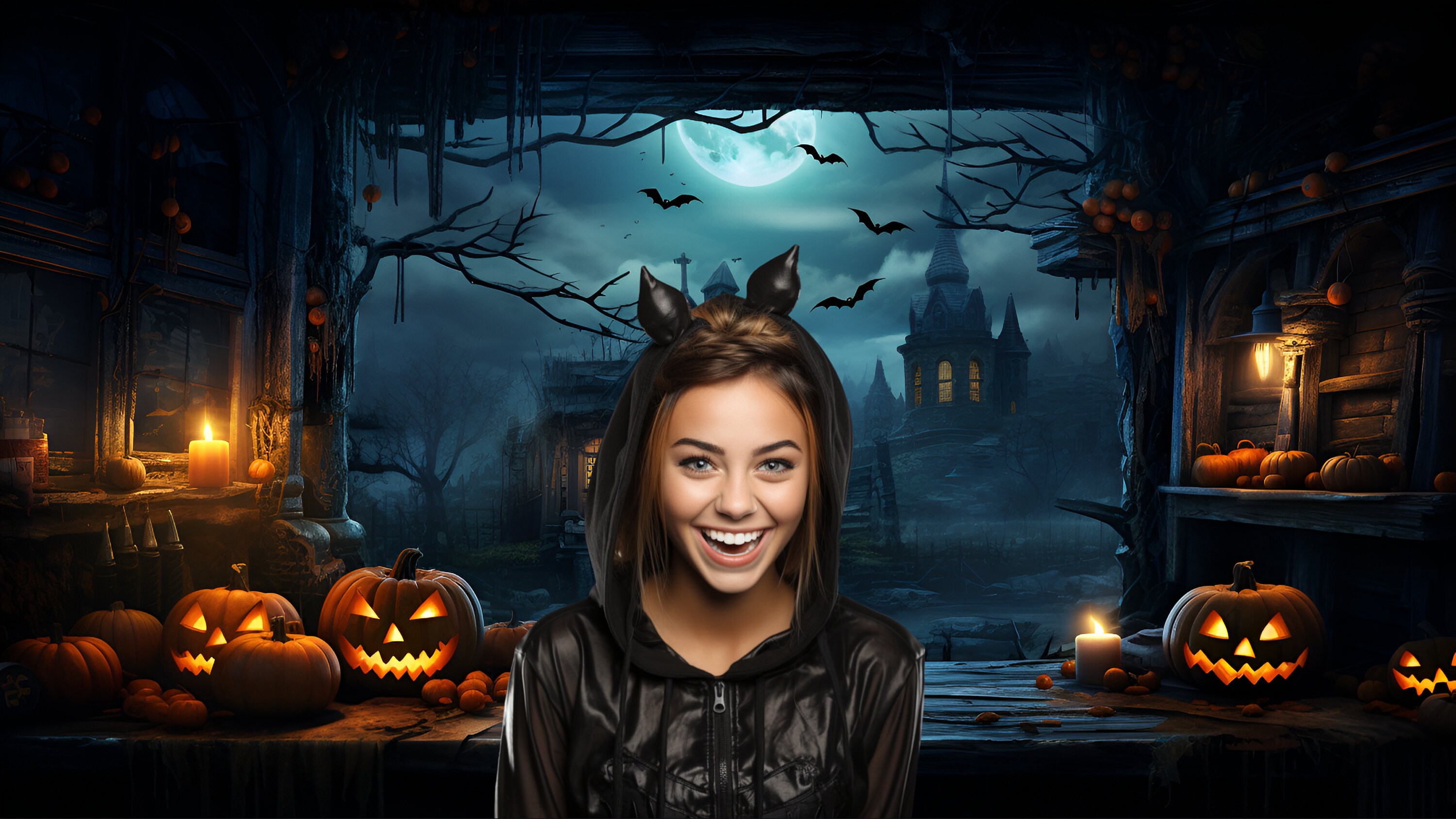 5 Halloween Virtual Backgrounds for Zoom, Teams, Skype Calls and ...