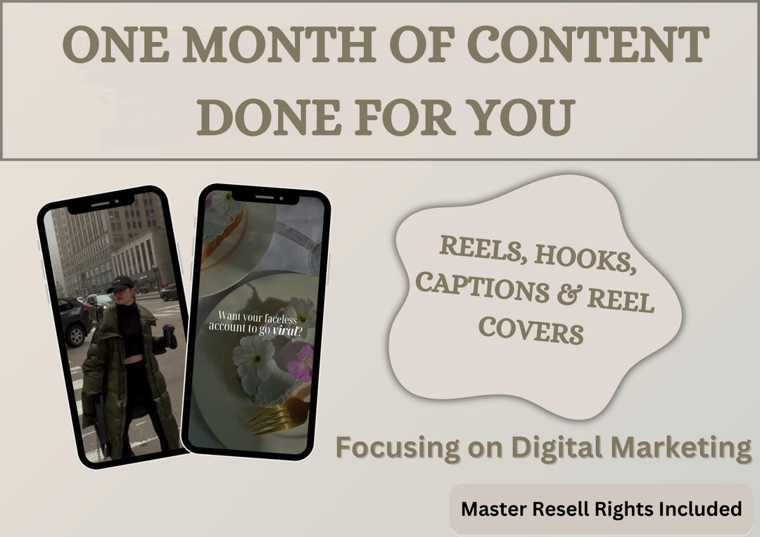 Instagram Reels, Hooks, Captions & Reel Covers Done for You/ Increase ...