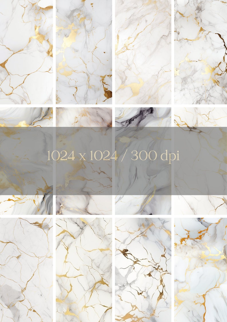 50 SEAMLESS White Marble Themed Digital Papers - Etsy