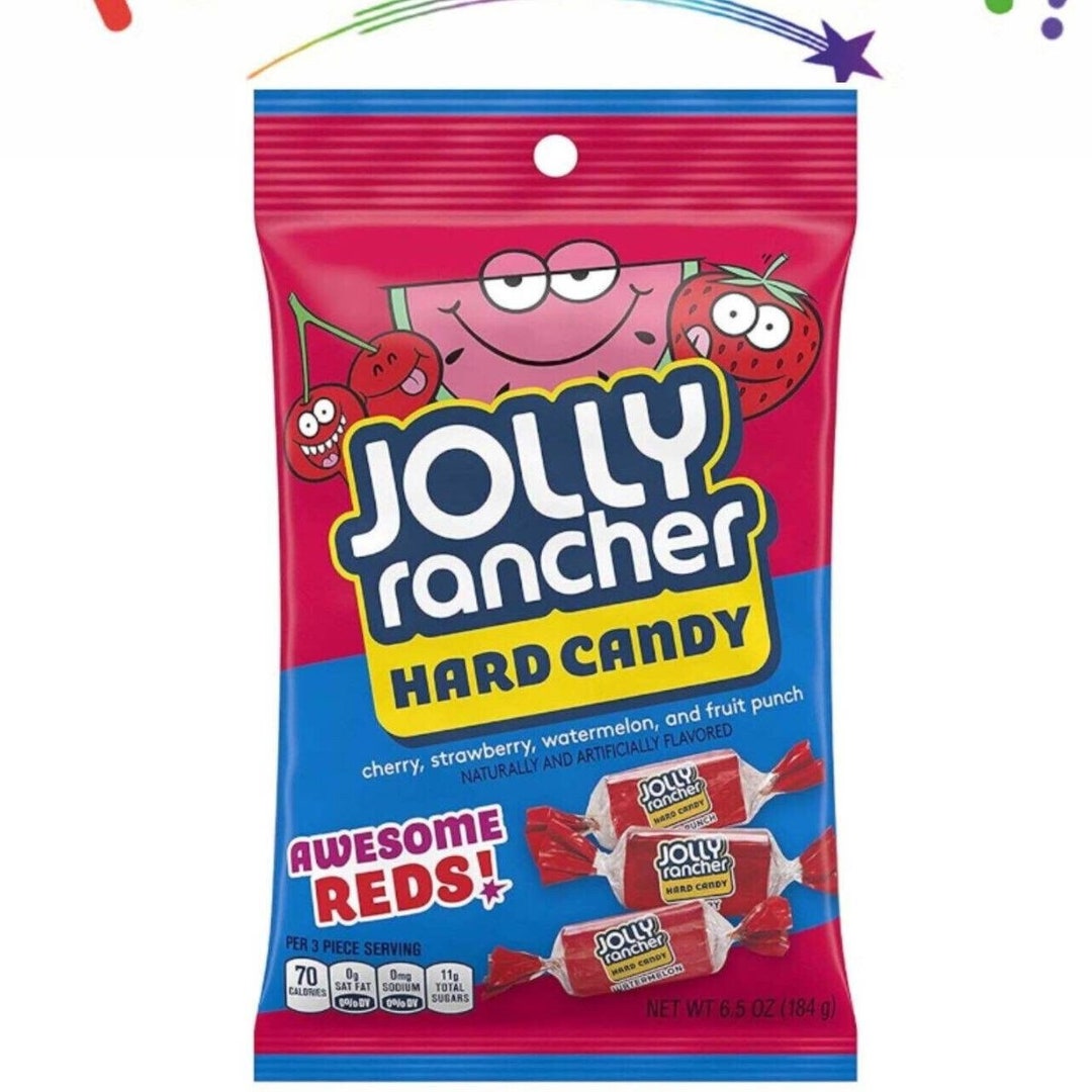 Jolly Ranchers Hard Candy 184g USA Import Awesome Reds - Etsy