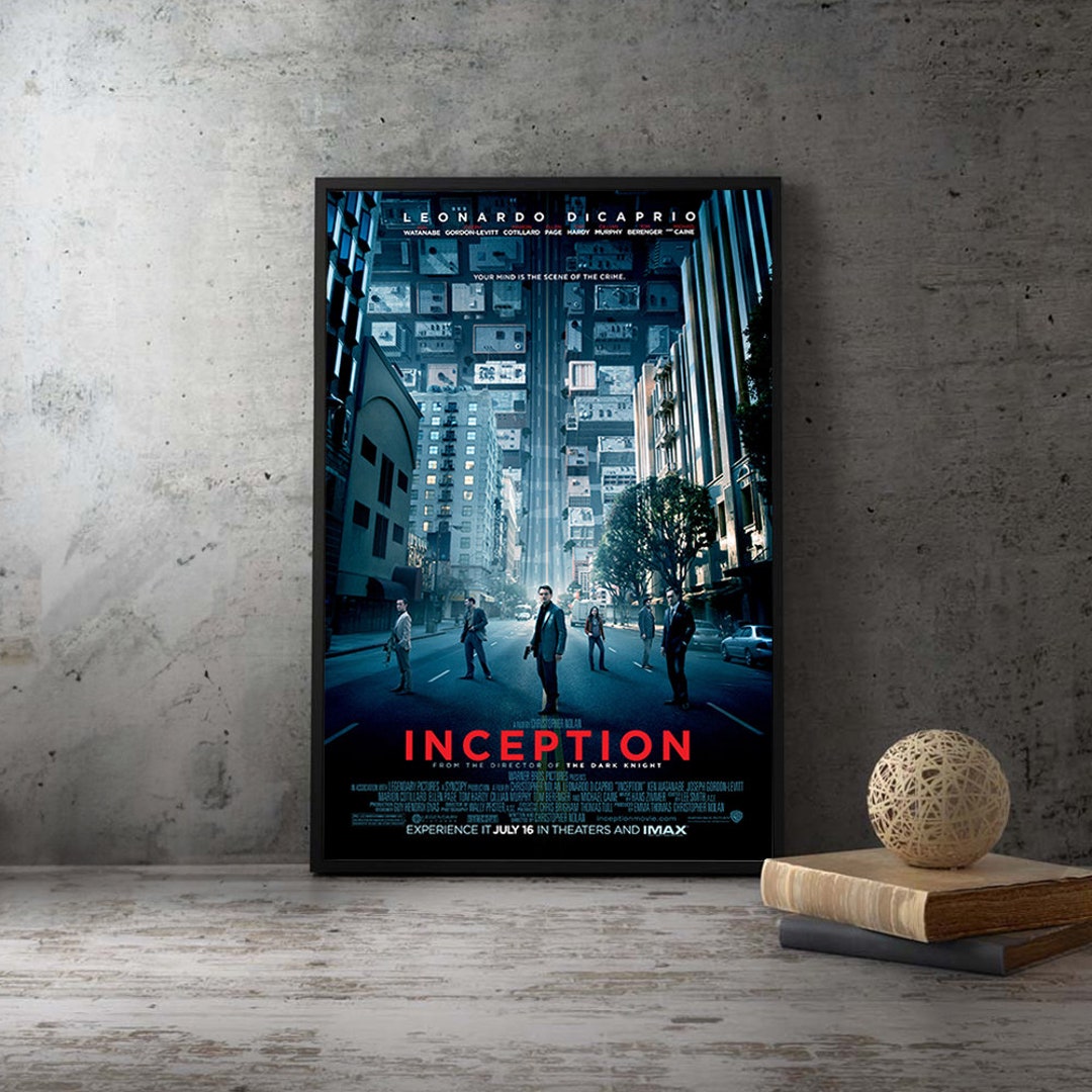 Inception Movie Poster,unframed Canvas Prints,birthday Gift - Etsy