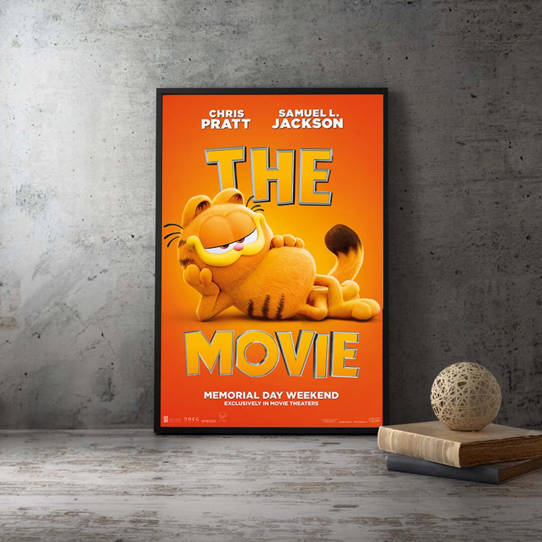 The Garfield Movie Poster,unframed Wall Art Home Decor Print,canvas ...