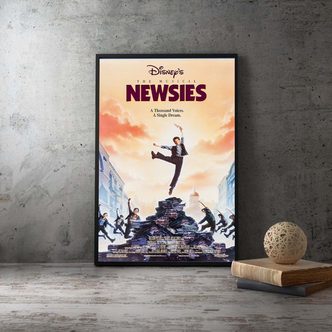 Newsies the Musical 1992 Movie Poster,unframed Canvas Home Wall Art ...