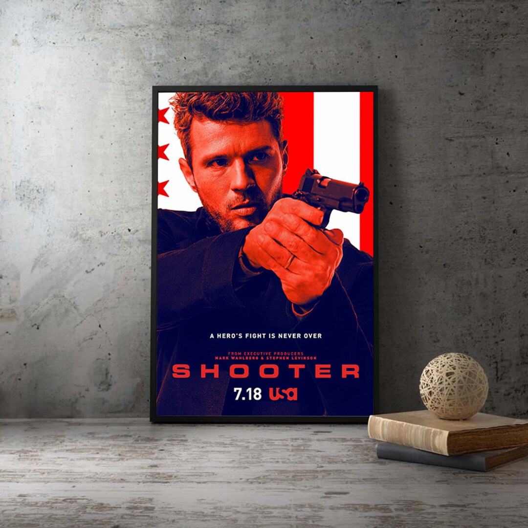 Shooter Movie Poster,unframed Home Decor Canvas Print,gift Customized ...
