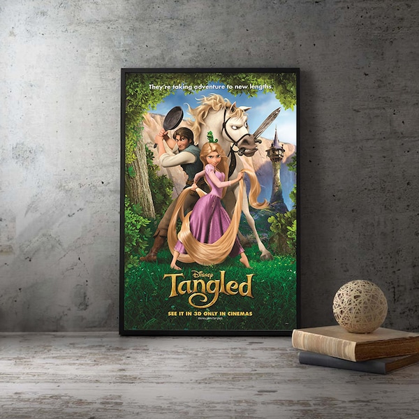 Tangled Poster - Etsy