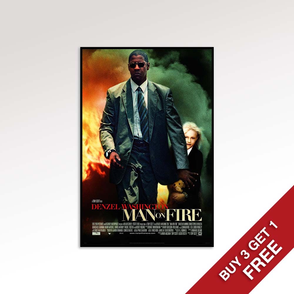 Man on Fire Movie Poster,film Poster,high Quality Canvas Home Decor ...