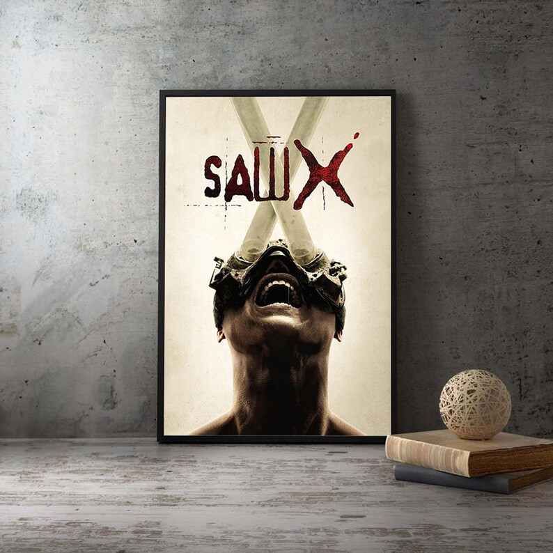 Saw X 2023 Horror Movie Posterunframed Home Decor Canvas - Etsy Australia