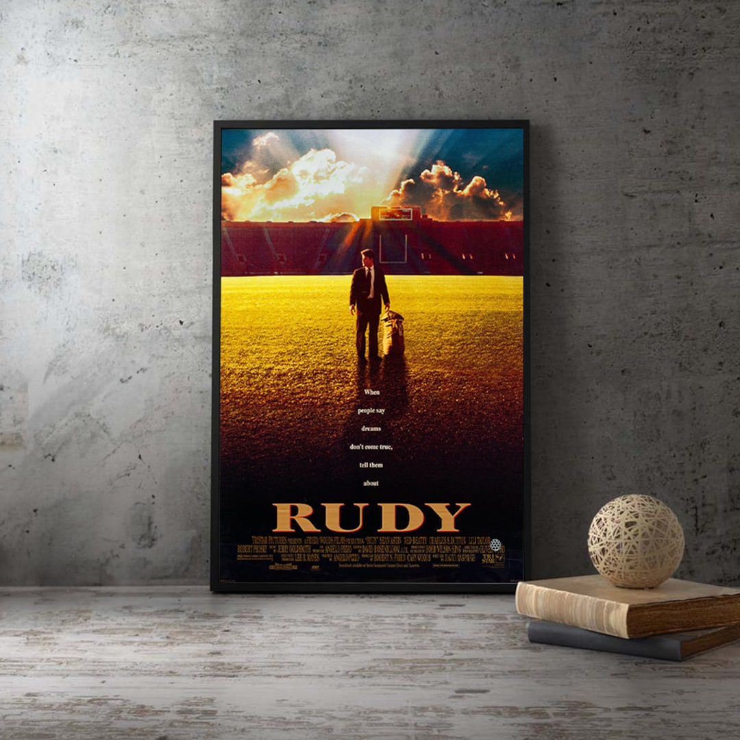 Rudy Movie Poster,film Print Cinema Print,wall Art Decor Home Print ...