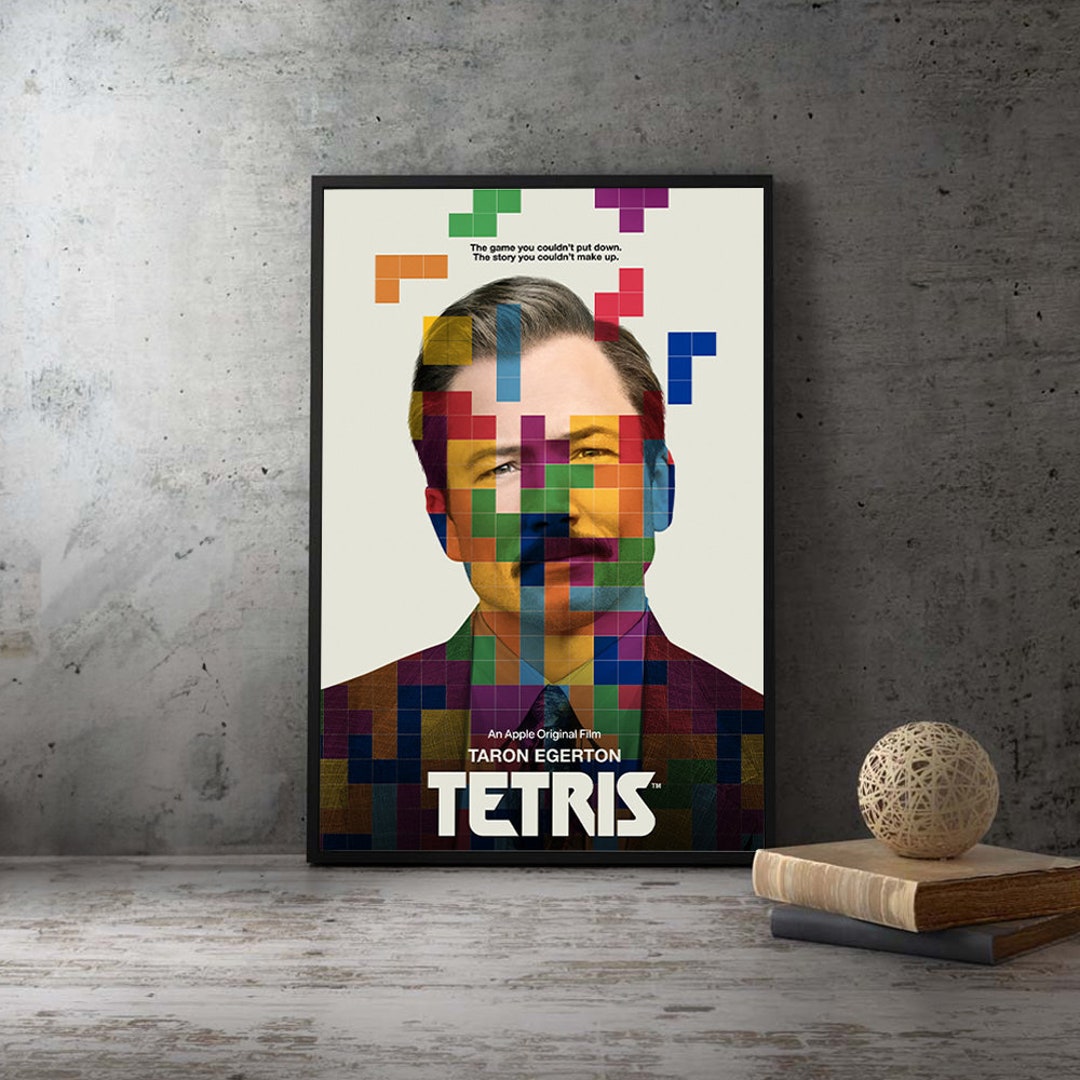 Tetris 2023 Movie Poster,taron Egerton Home Decor Print - Etsy