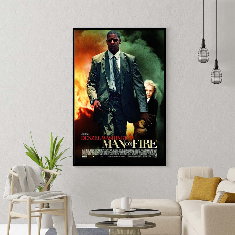 Man on Fire Movie Poster,film Poster,high Quality Canvas Home Decor ...
