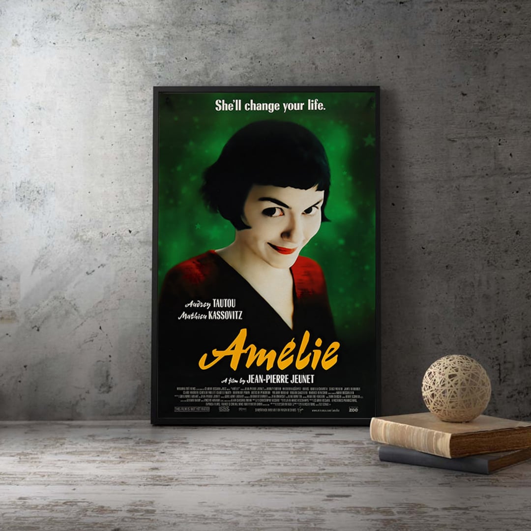 Amelie Movie Poster,film Poster,high Quality Canvas Home Decor Print ...