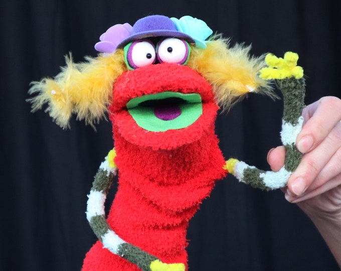 Tomato A Fluffy Sock Puppet - Etsy
