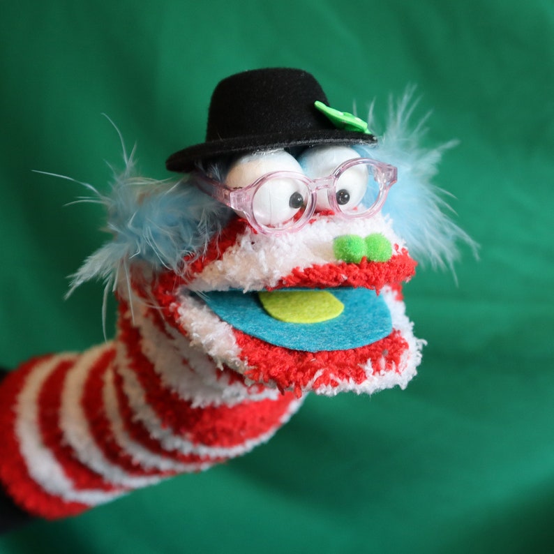 Plummy - A Fluffy Sock Puppet - Etsy