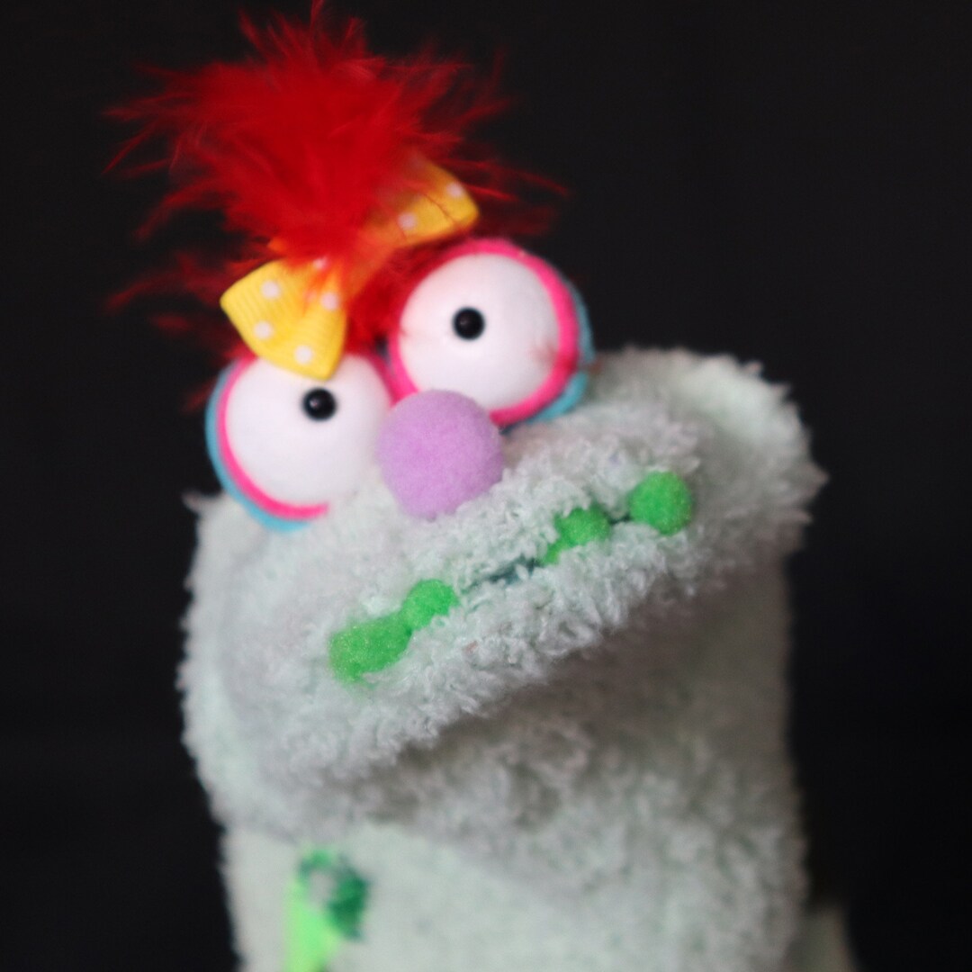 Mint - A Fluffy Sock Puppet - Etsy