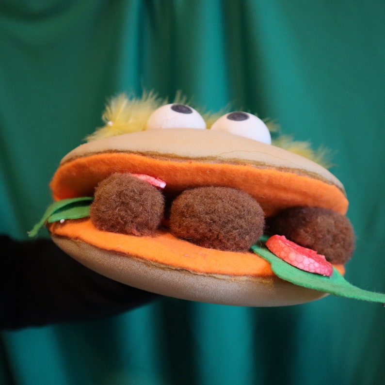 Falafel Pita Funny Hand Puppet - Etsy