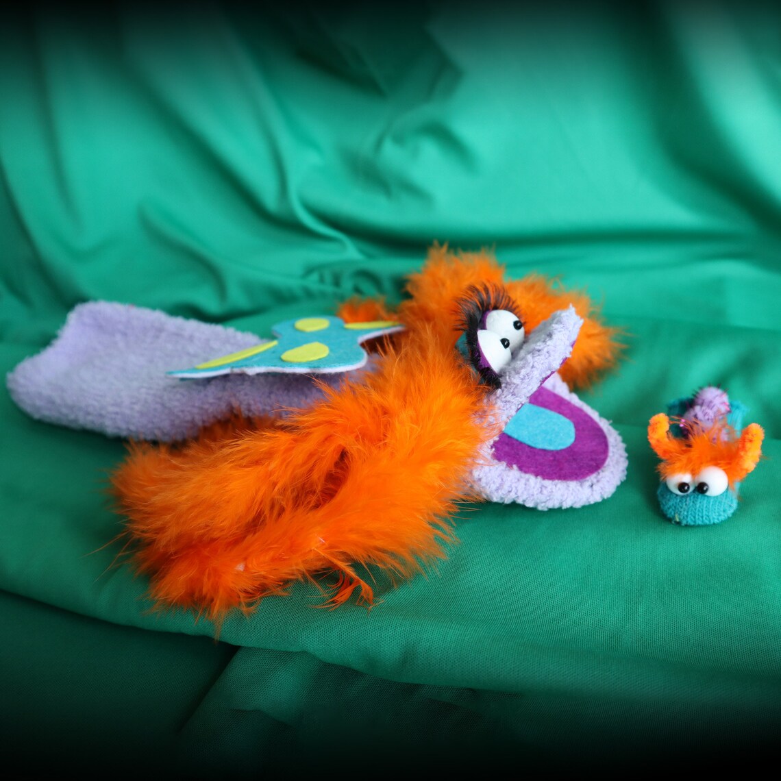 Ginger Fairy A Fluffy Sock Puppet - Etsy