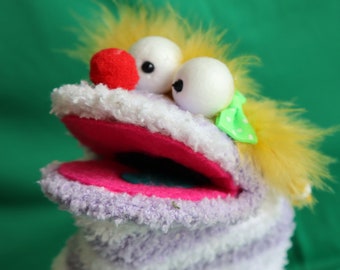 Ewe Sheep Sock Puppet Female Eyelashes Farm Animal - Etsy