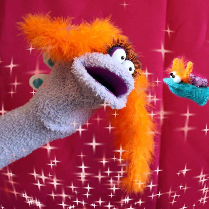 Ginger Fairy A Fluffy Sock Puppet - Etsy
