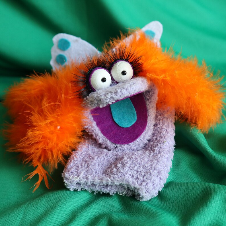 Ginger Fairy A Fluffy Sock Puppet - Etsy