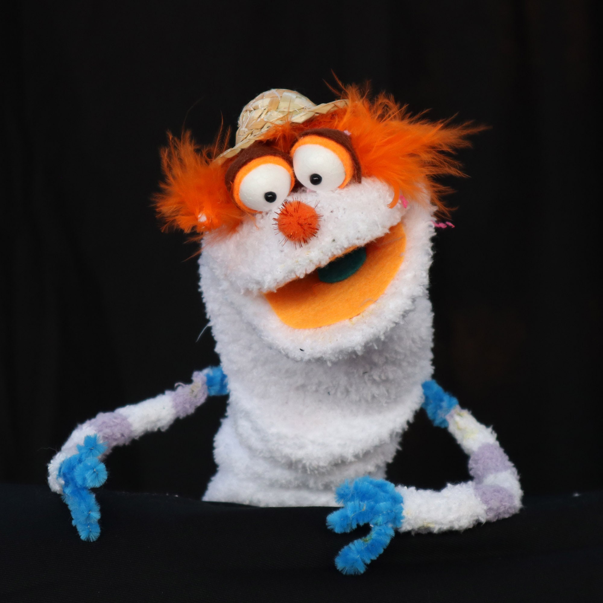 Coconut A Fluffy Sock Puppet - Etsy
