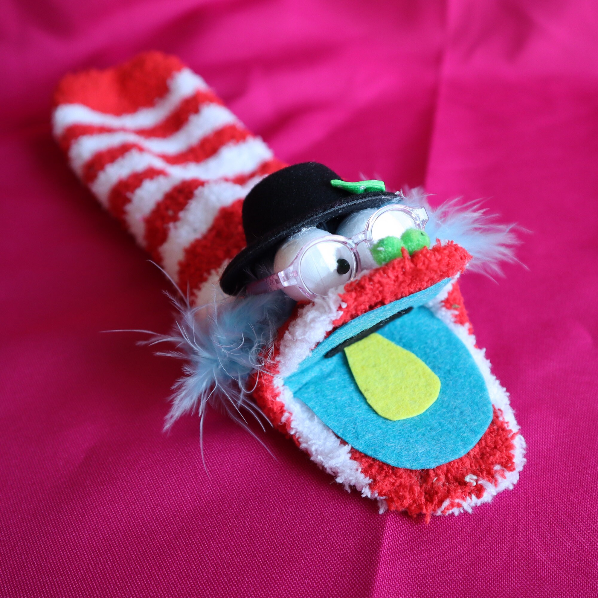 Plummy - A Fluffy Sock Puppet - Etsy