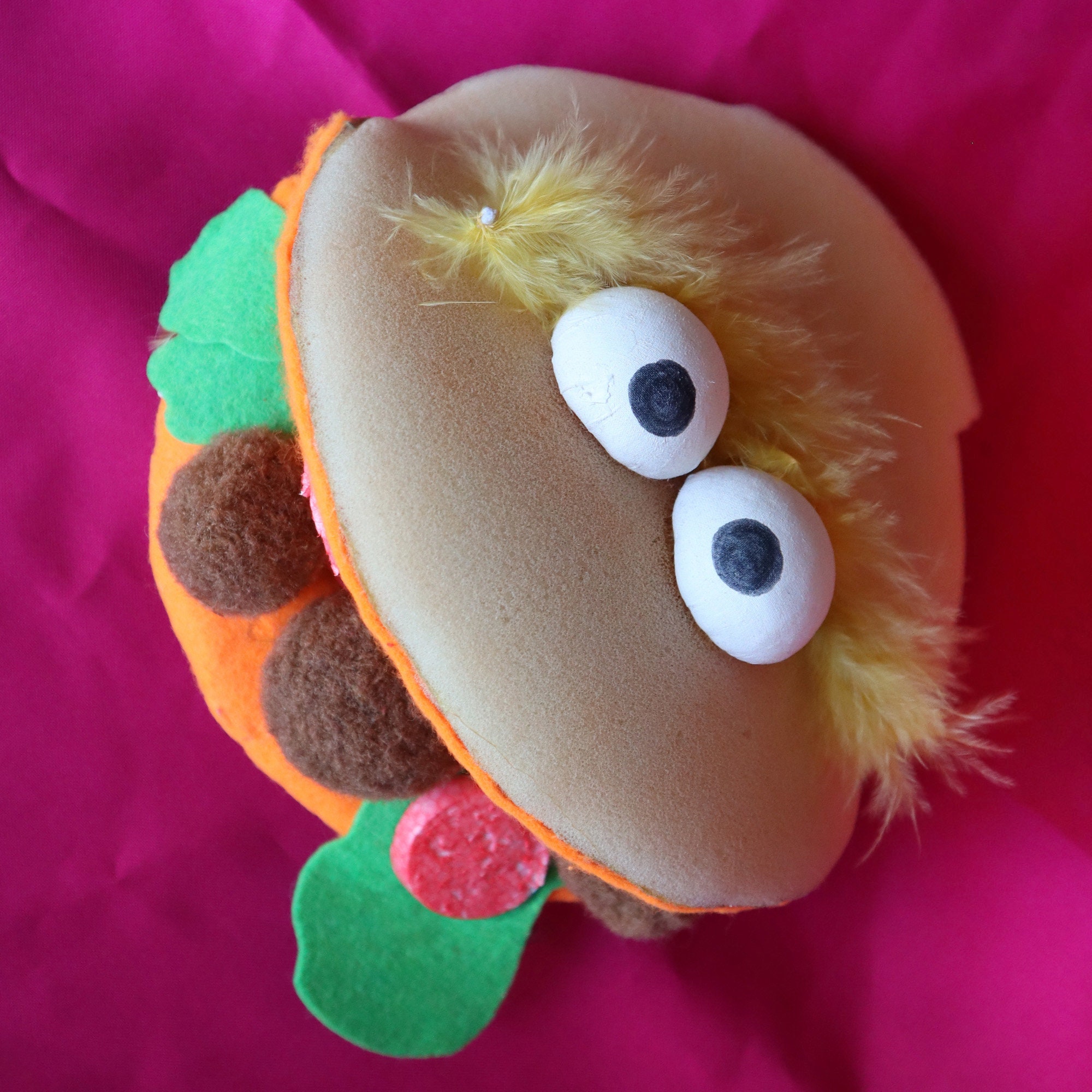 Falafel Pita Funny Hand Puppet - Etsy