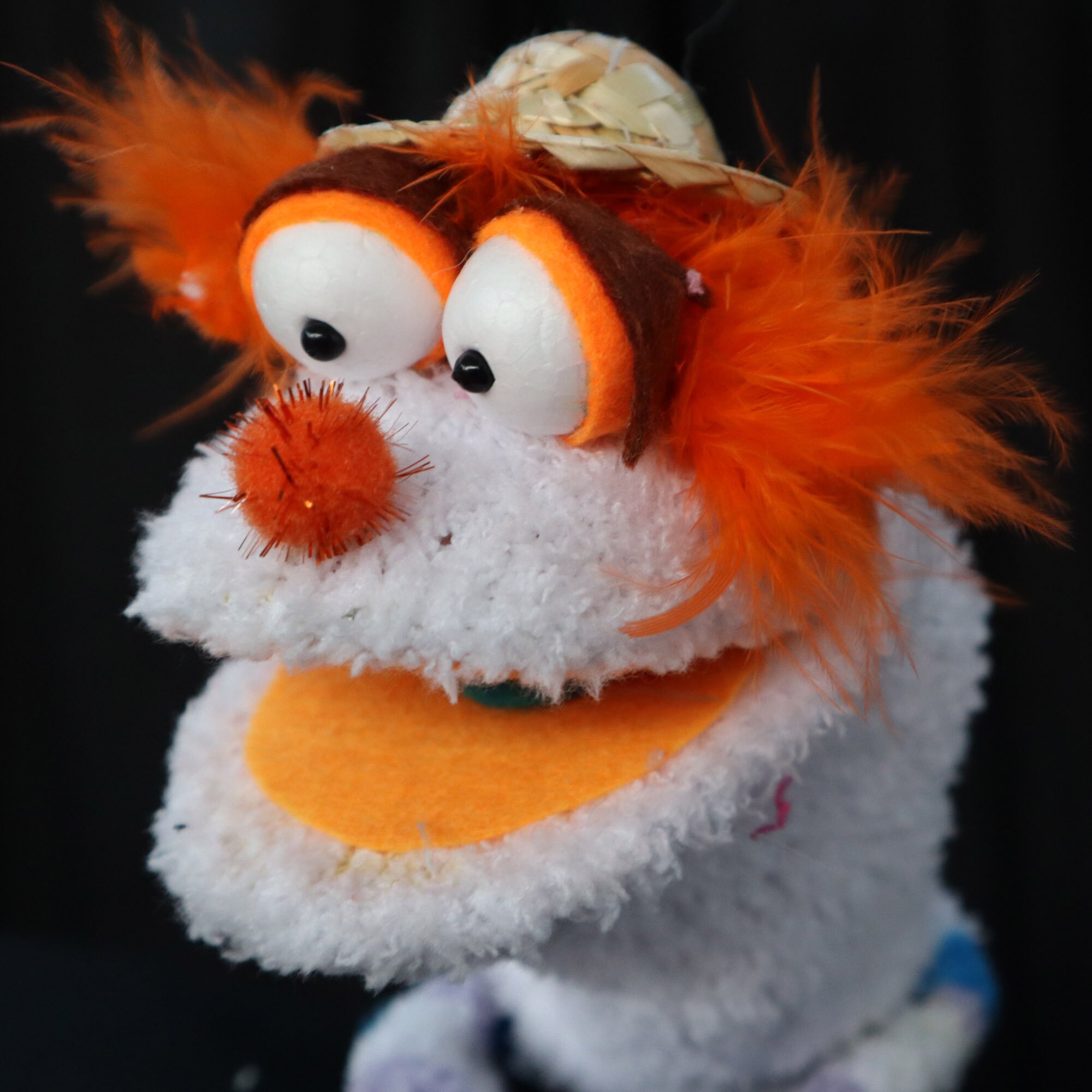 Coconut A Fluffy Sock Puppet - Etsy