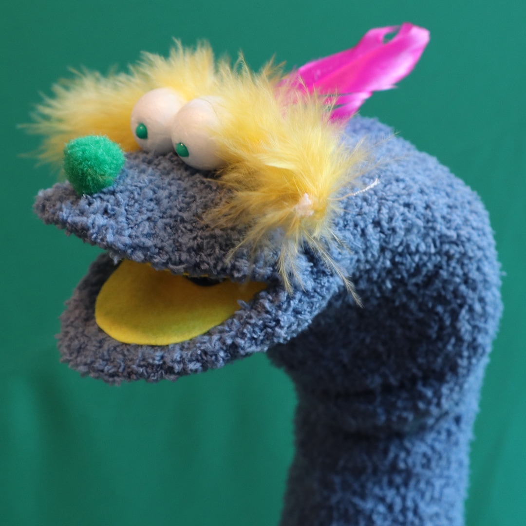 Blueberry A Fluffy Sock Puppet - Etsy