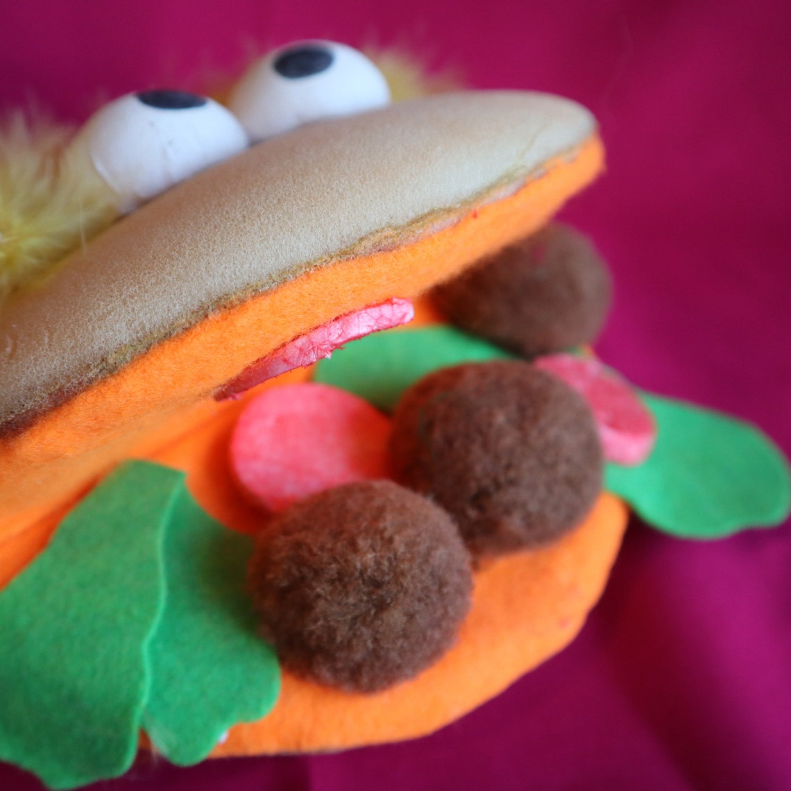 Falafel Pita Funny Hand Puppet - Etsy