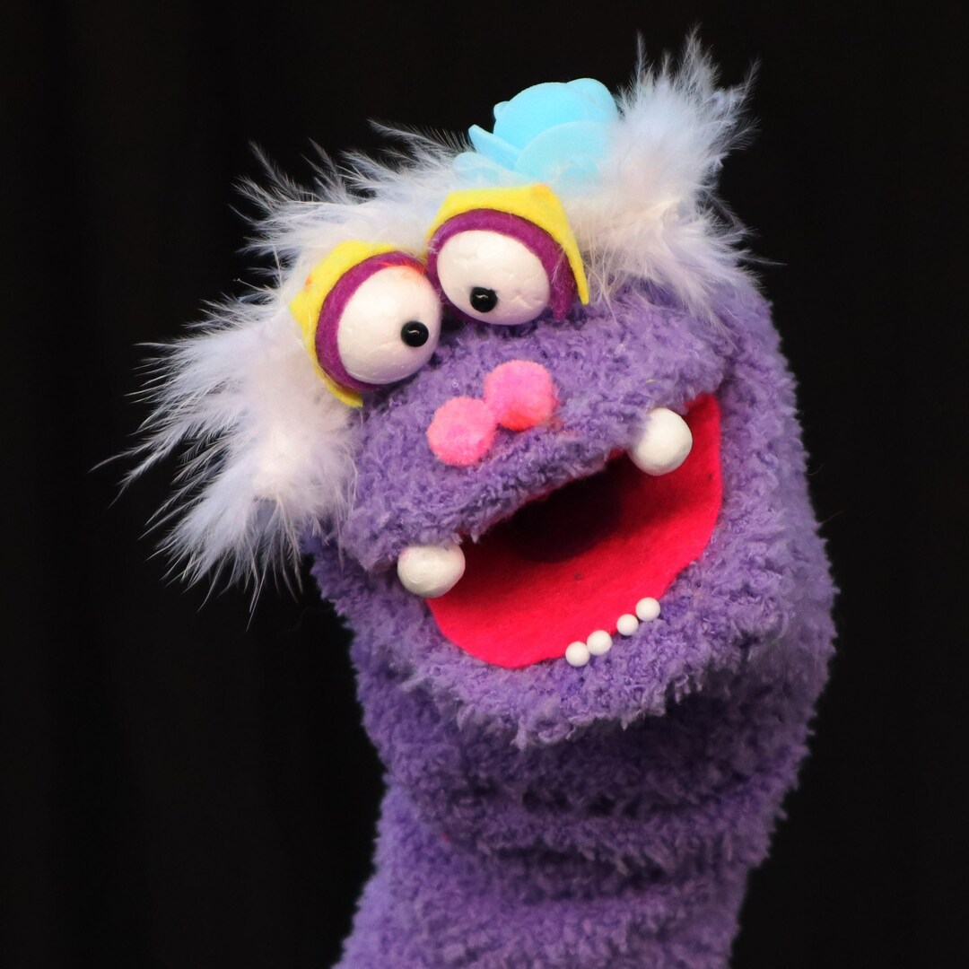 Cabbage - A Fluffy Sock Puppet - Made for Kids - Etsy