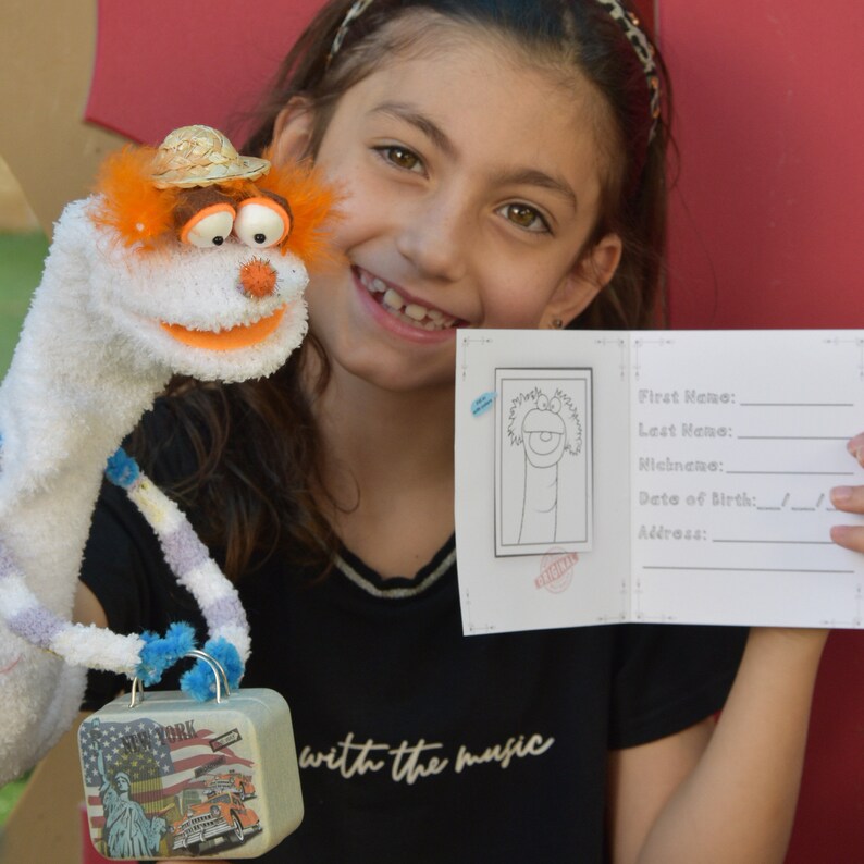 Coconut A Fluffy Sock Puppet - Etsy