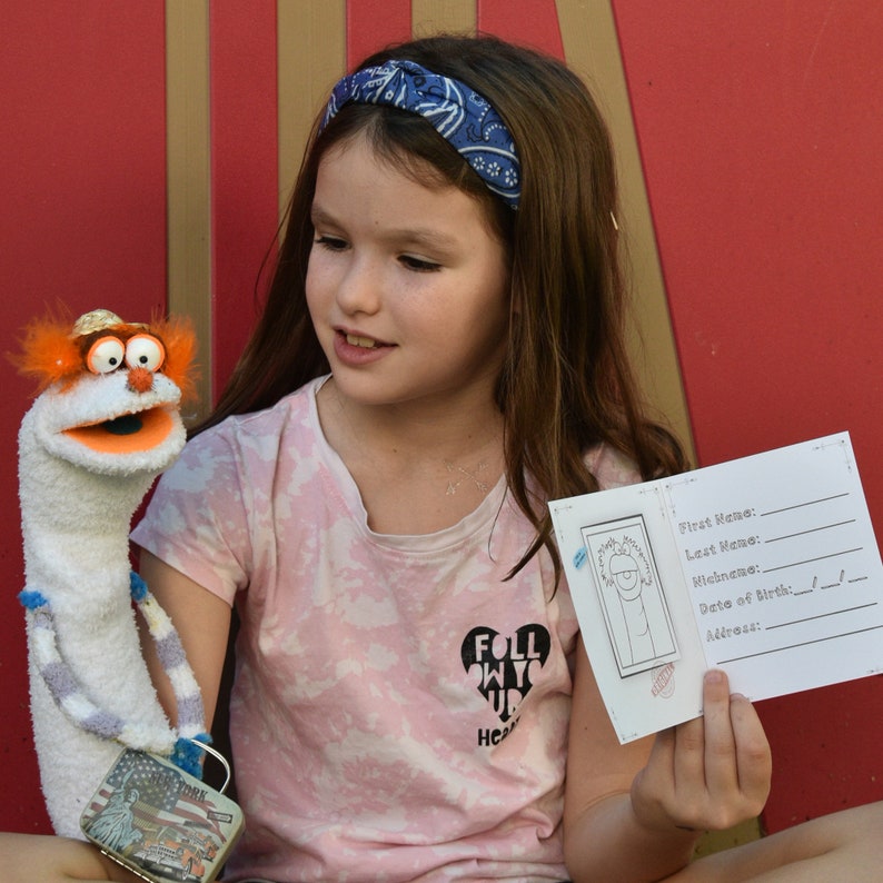 Coconut A Fluffy Sock Puppet - Etsy